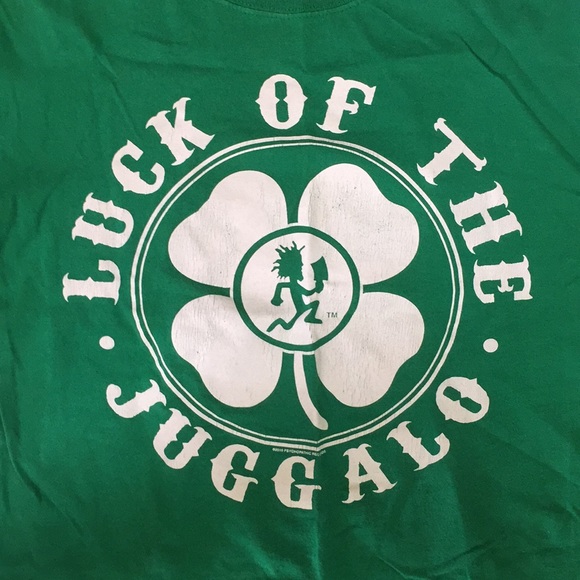 Shirts | Rare Icp Luck Of The Juggalo Graphic Tee Shirt Med | Poshmark